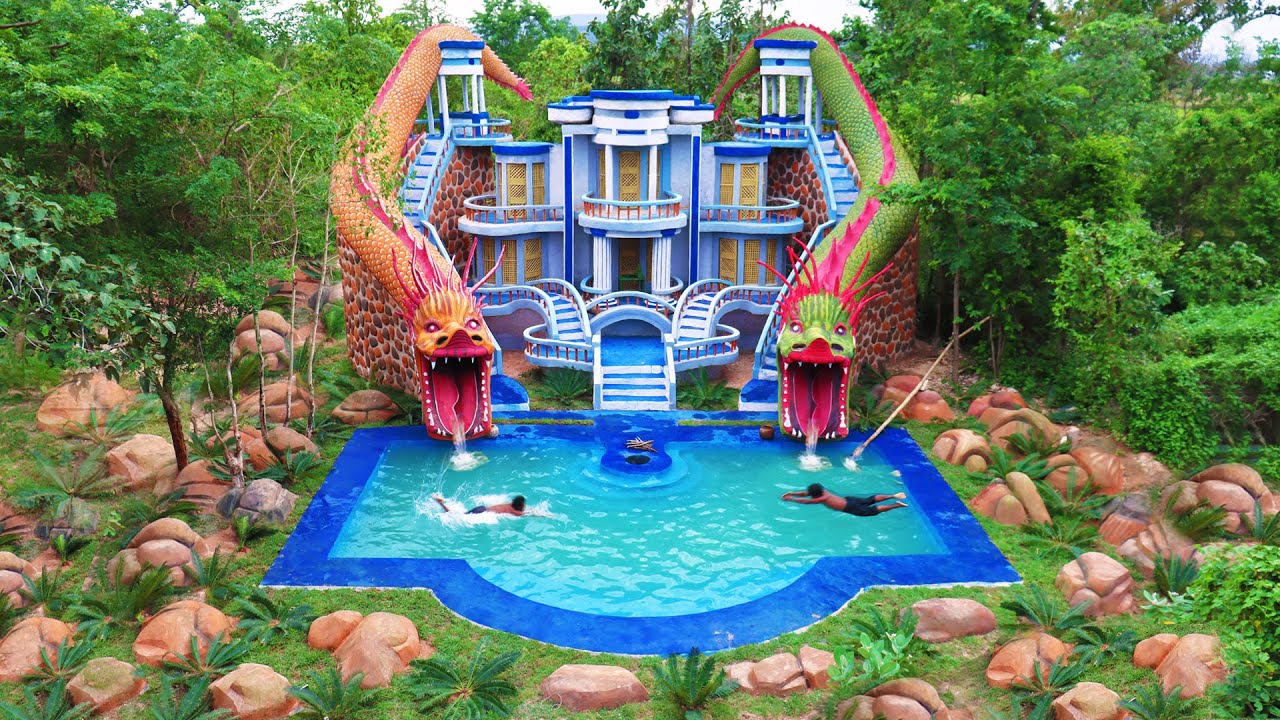 Unbelievable Idea Build Creative Water Slide Park With Beautiful ...