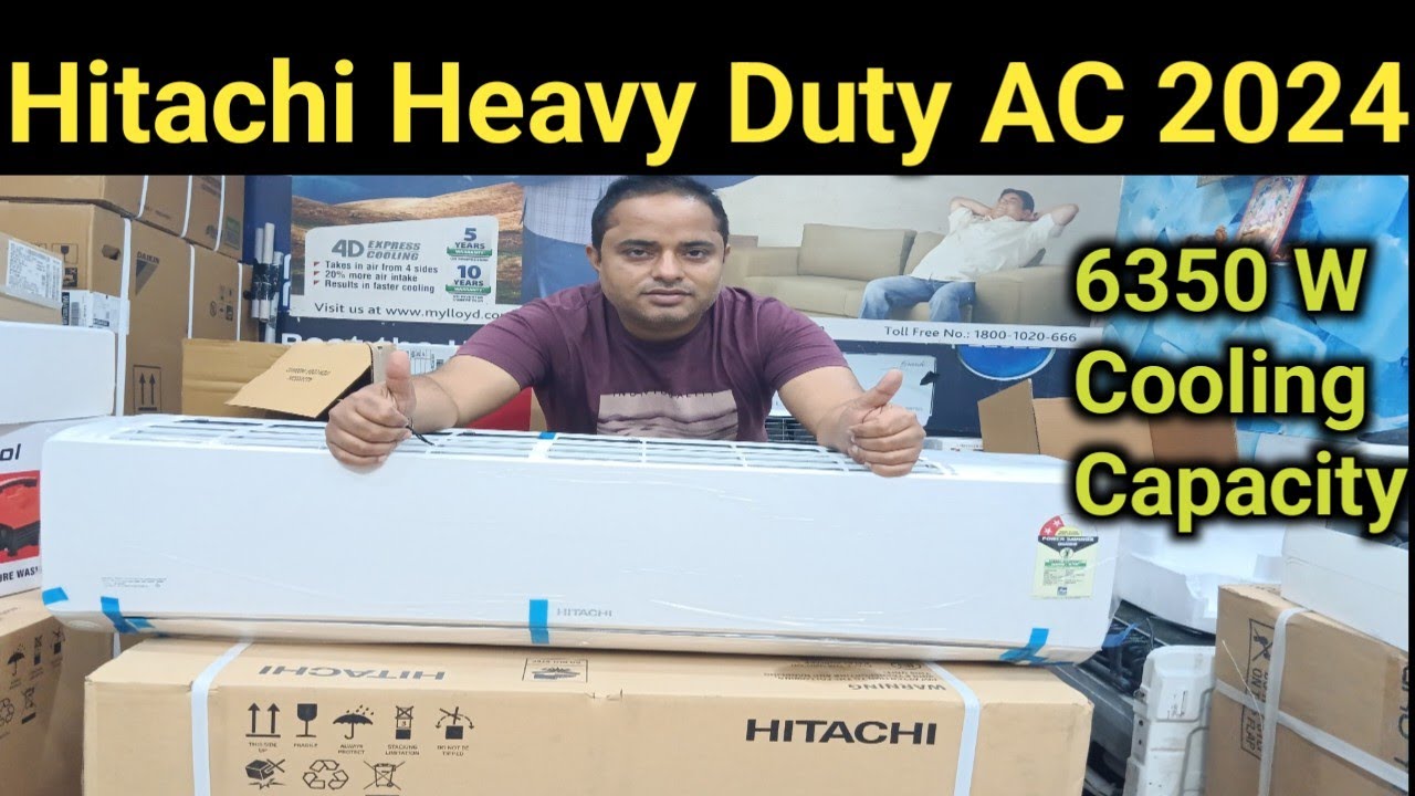 Hitachi Split AC 2.0 Ton || Heavy Duty AC - YouTube