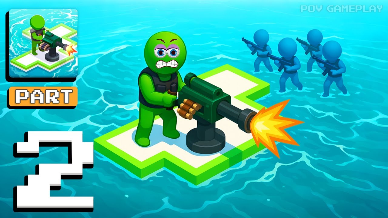 War of Rafts: Crazy Sea Battle - Gameplay Walkthrough Part 2 - Sea War ...