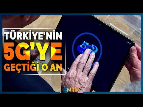 Son Dakika: Cumhurbaşkanı Erdoğan Düğmeye Bastı, Türkiye 5G'ye Geçti! | NTV