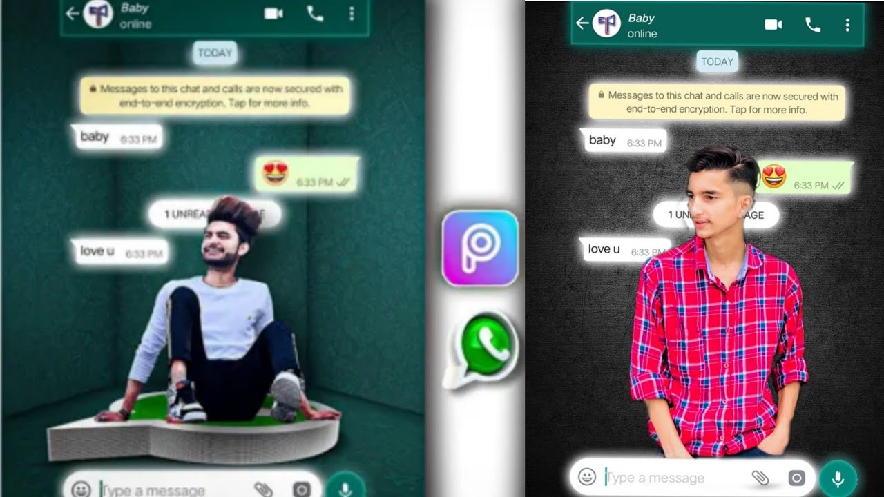 whatsapp photo editing tutorial 🔥 in PicsArt edit - YouTube