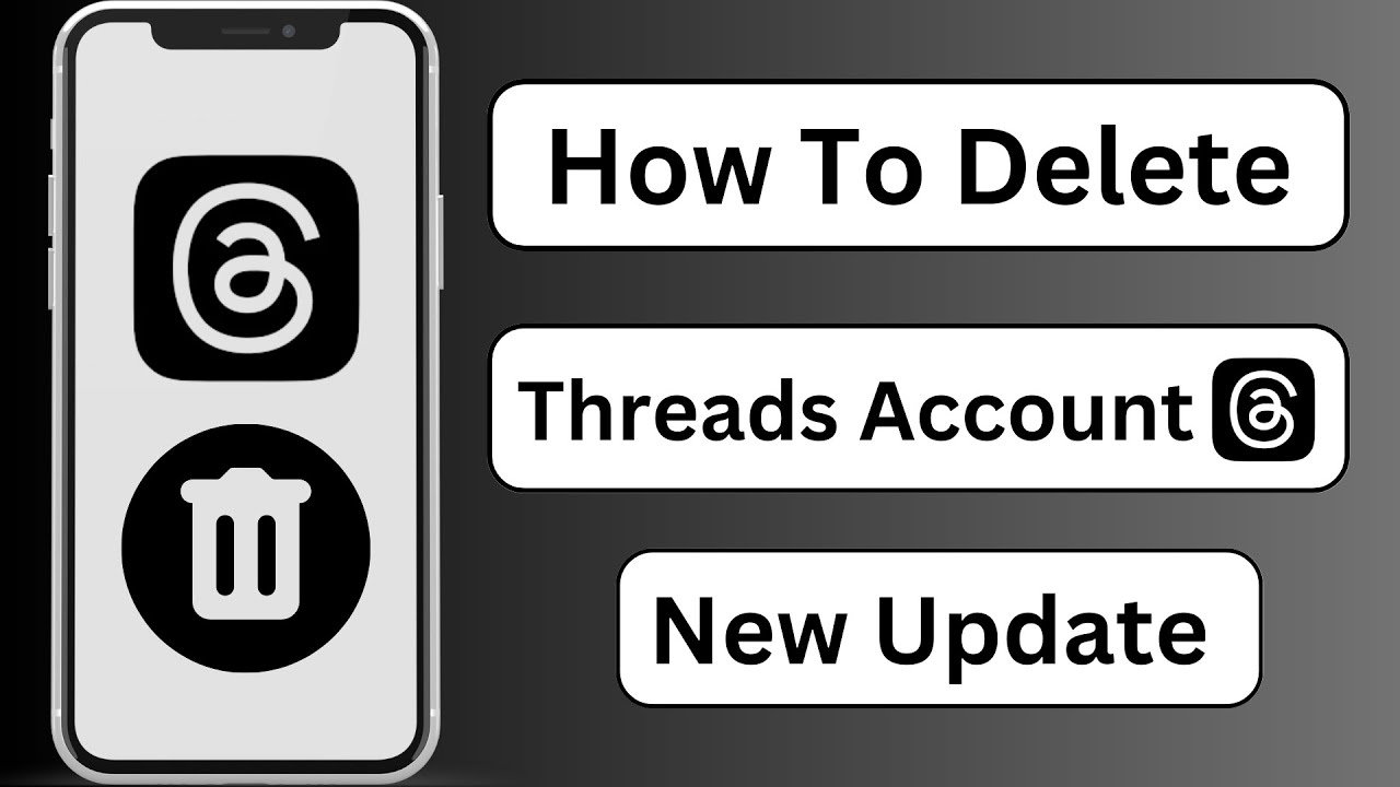 How to Delete Threads Account Permanently | iPhone - YouTube