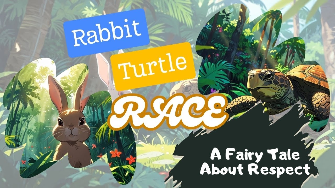 The Turtle and the Rabbit Race | A Fun Animated Fairy Tale with a Moral ...