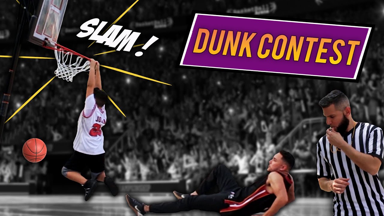 Slam Dunk Contest | NBA 2k21 in Real Life - YouTube