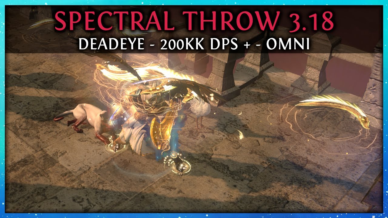 [PoE Build] Spectral Throw Omni Deadeye! 3.18 - YouTube
