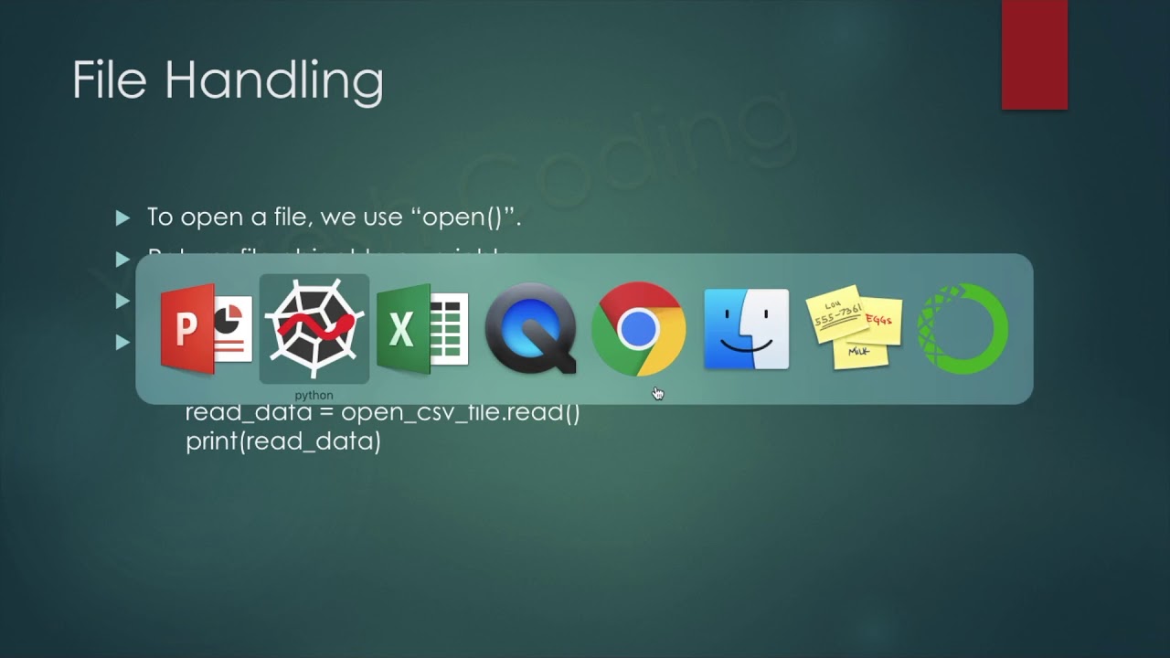 File Handling In Python Part 9 Tamil Yogesh Coding Youtube
