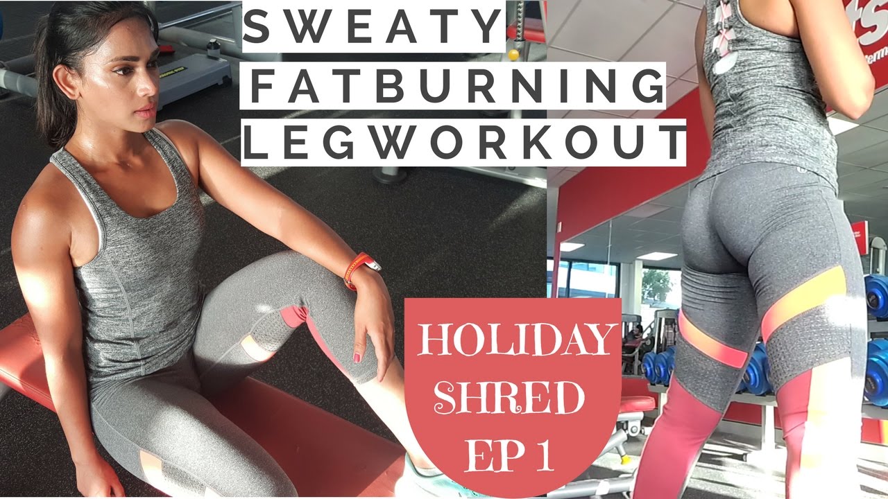 HOLIDAY SHRED EP 1 | SUPER SWEATY | LEAN LEG WORKOUT | FAT+ CELLULITE ...