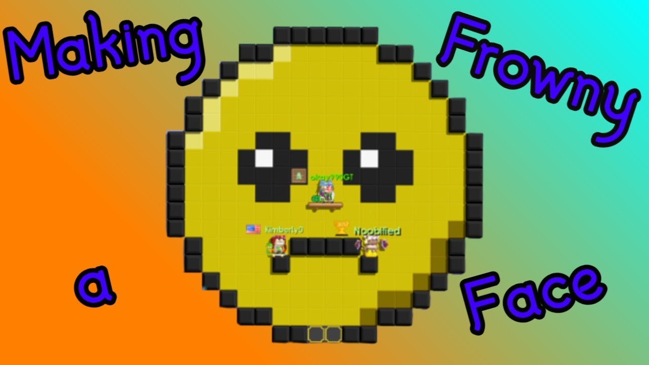 Making a Frowny Face ☹️ | Growtopia - YouTube