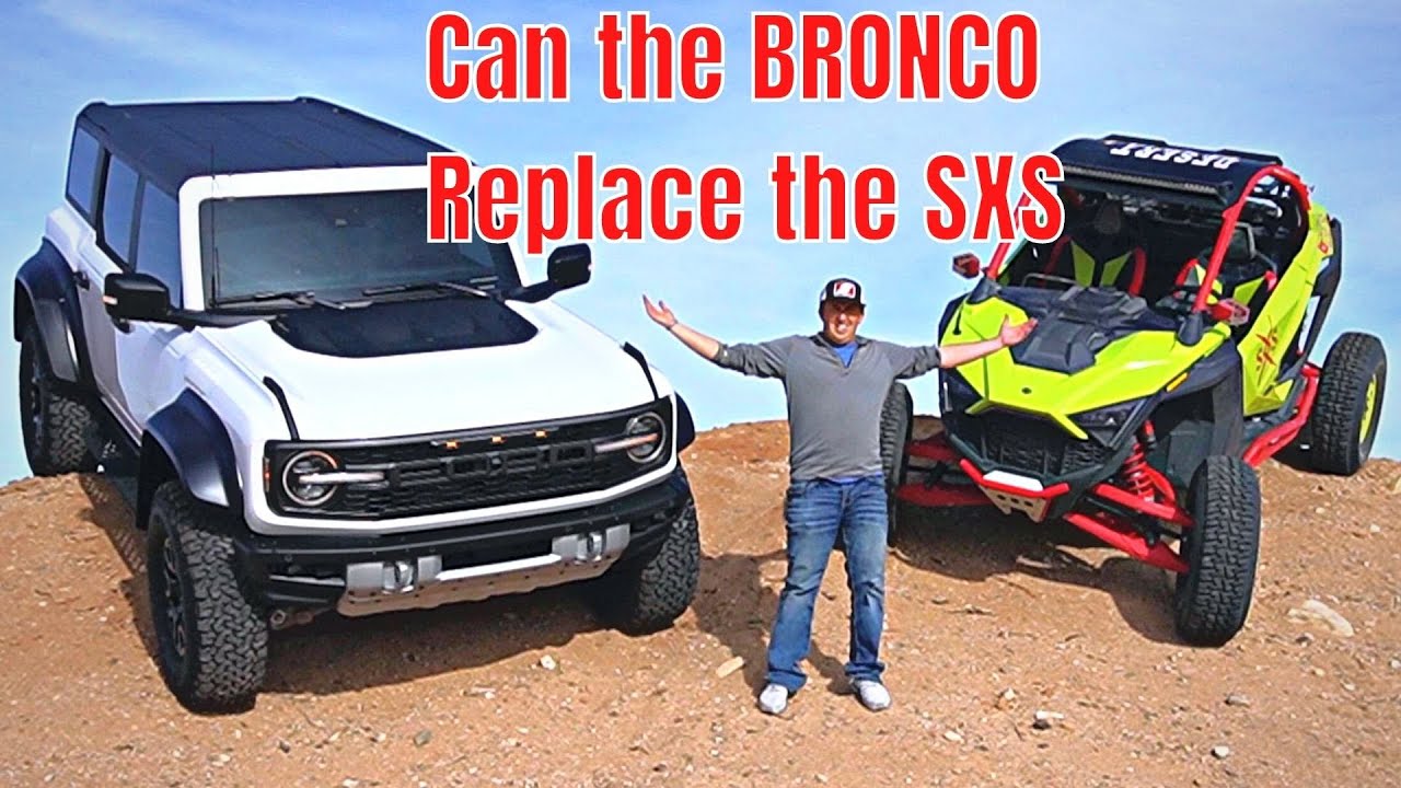 Ford Bronco Raptor Goat vs RZR SXS race Battle! - YouTube