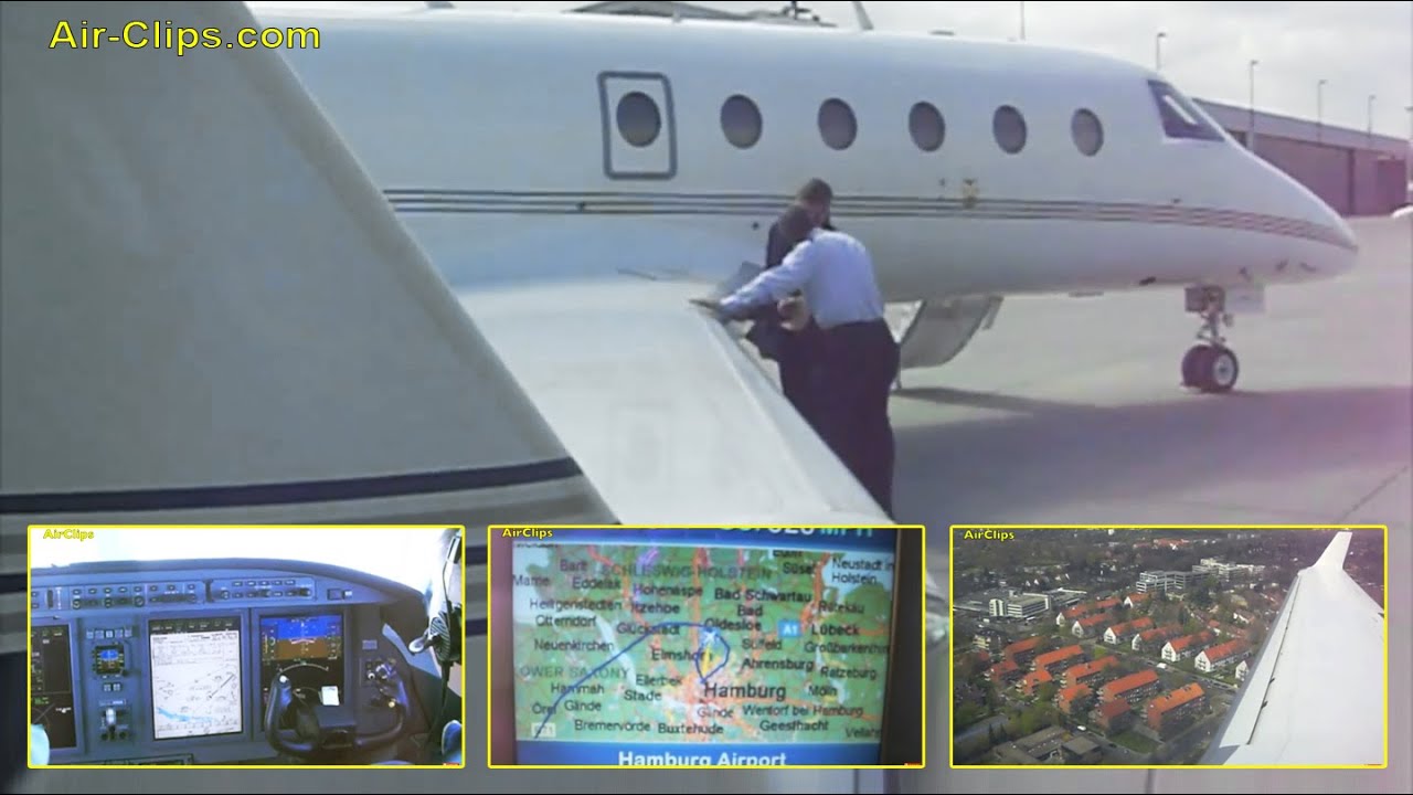 Gulfstream G150 Business Jet FULL FLIGHT + Cockpit and Cabin views by ...