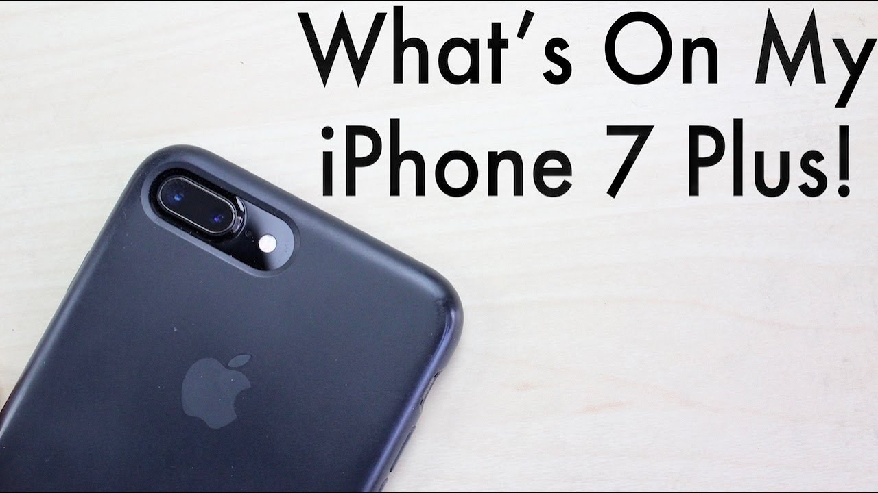 What's On My iPHONE 7 PLUS! (April, 2018) - YouTube