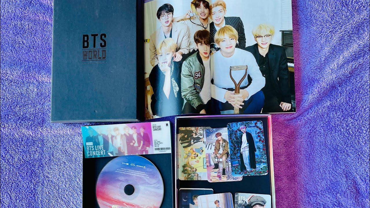 UNBOXING BTS WORLD OST ALBUM - YouTube