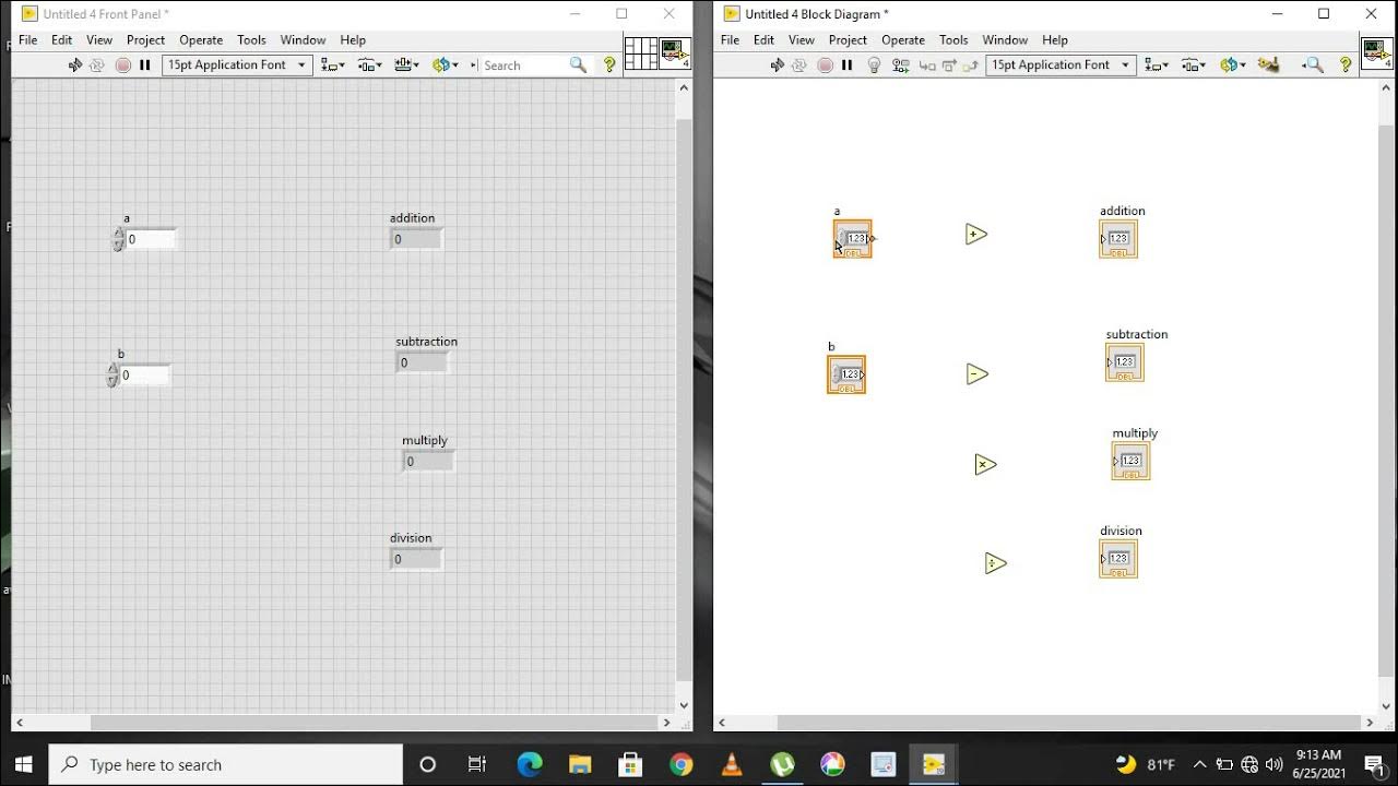 Arithmetic operation In Labview - YouTube