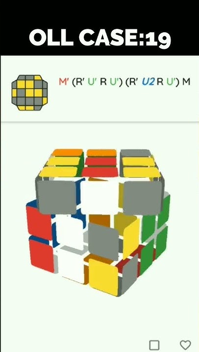 OLL CASE:19#shorts #jperm #leoborromeo #kingofcubers #rubikscube # ...