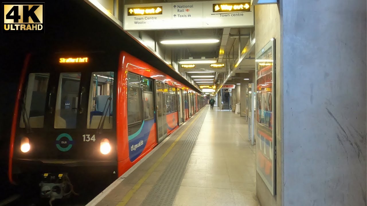 Docklands Light Railway 2021 | DLR Train In Woolwich Arsenal Station ...