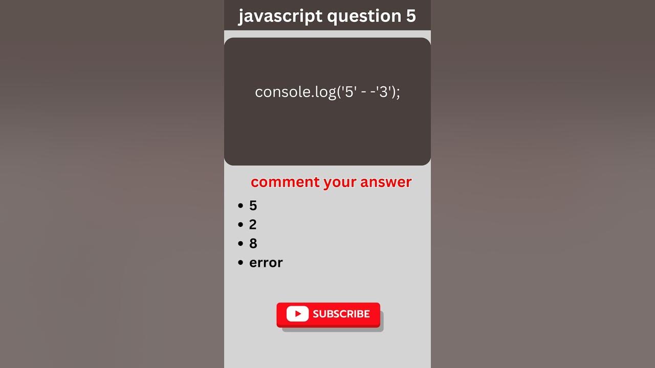 Javascript Interview Questions 5 Javascript Fullstackdevelopment Coding Javascripttelugu