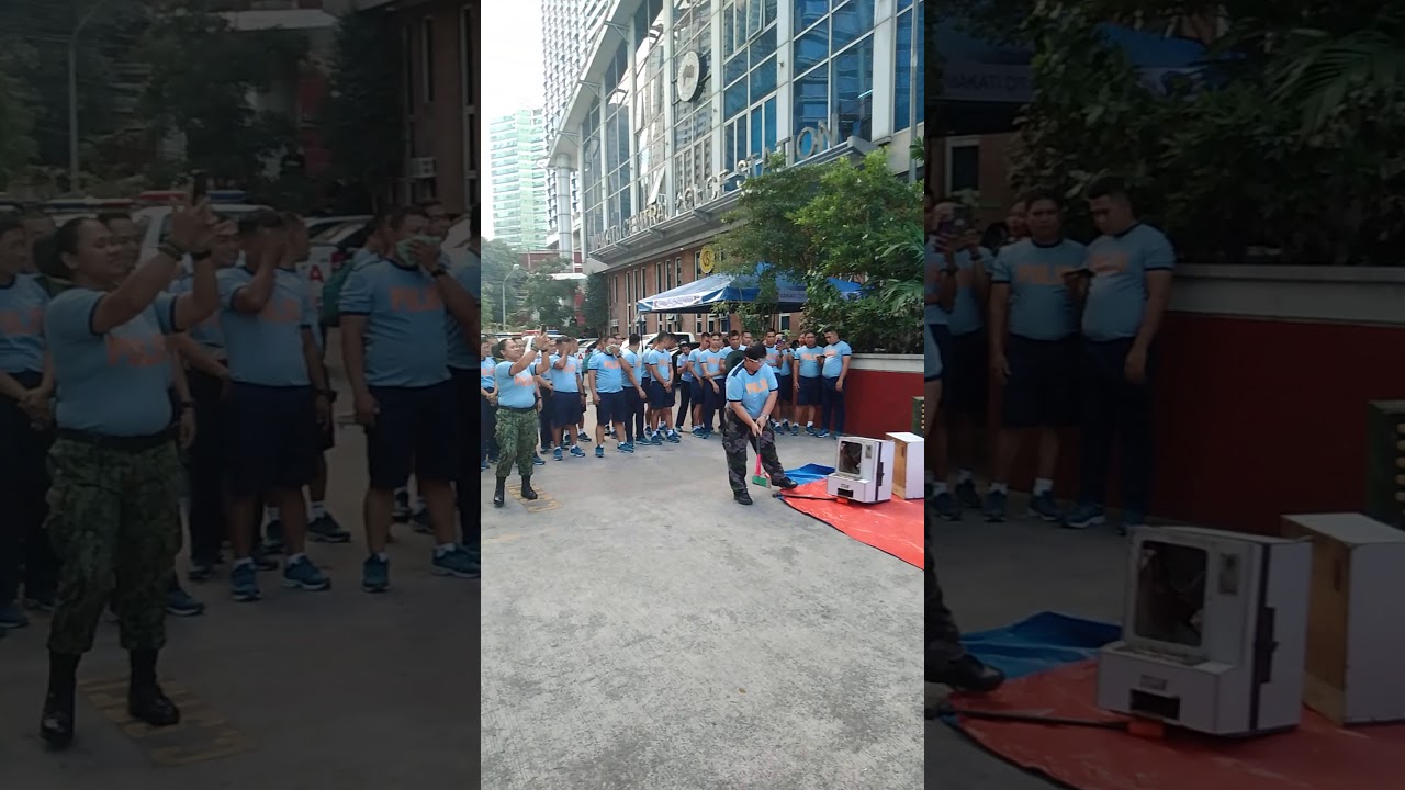 Makati City Police station Anti criminality campaign - YouTube