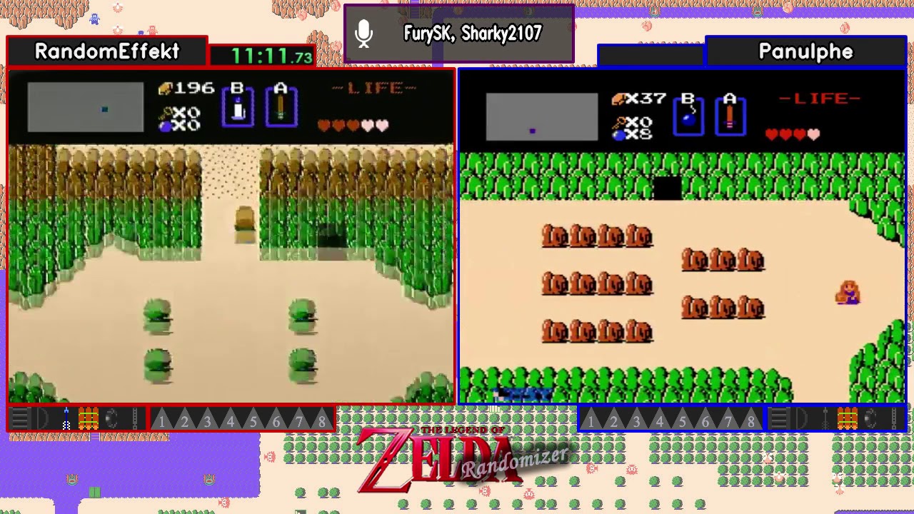 RandomEffekt vs Panulphe. Zelda 1 Randomizer Tournament 2018 - YouTube