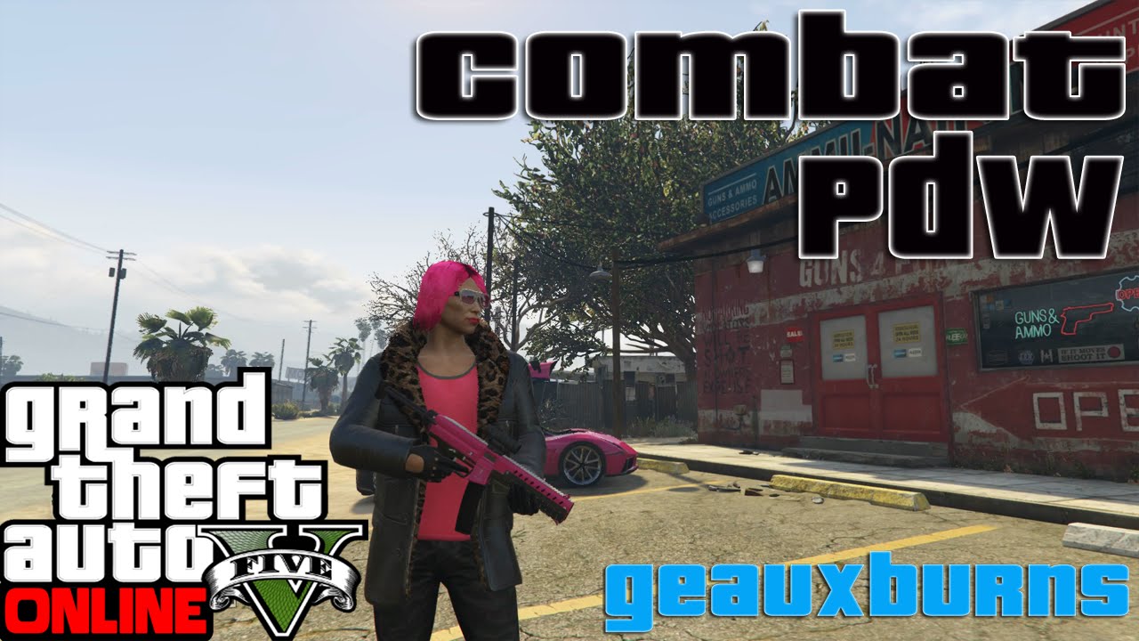 GTA Online: Combat PDW - YouTube