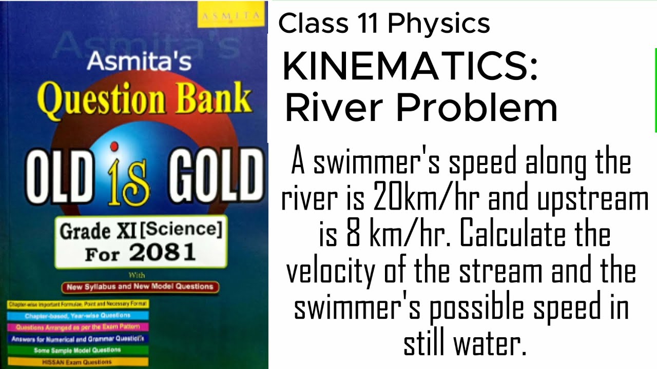 River Problem Easy Solution : Kinematics Numerical // Class 11 Physics ...
