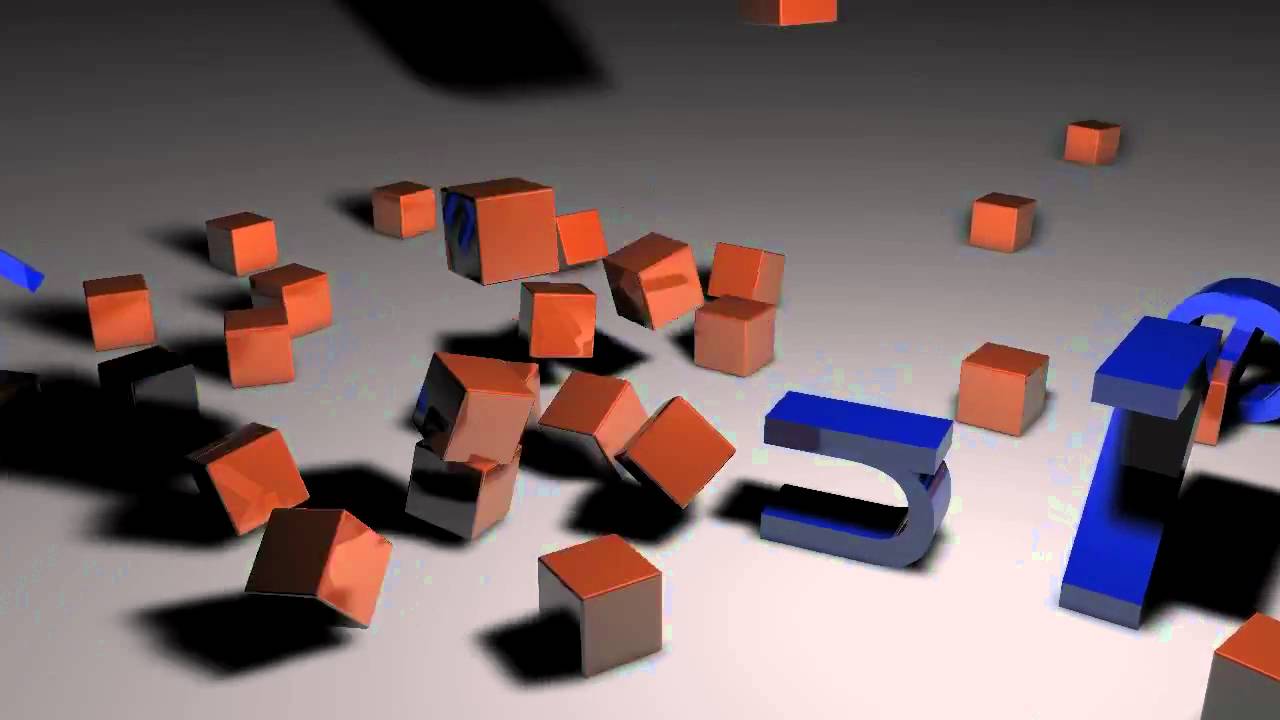 Falling cubes intro With cinema 4D - YouTube