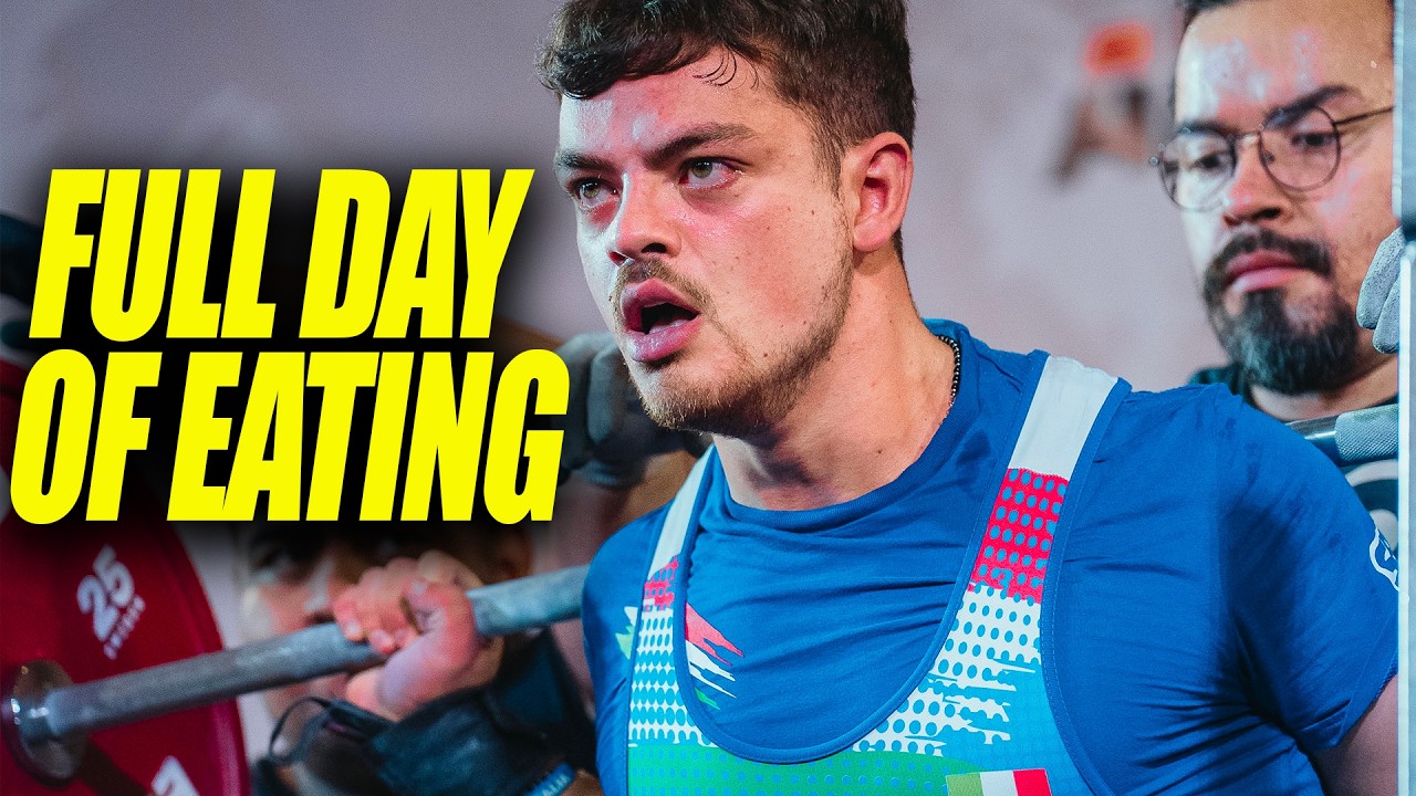 FULL DAY OF EATING DI UN ELITE POWERLIFTER - YouTube