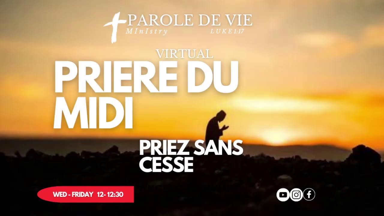 PRIERE DU MIDI 11/04/24 - YouTube