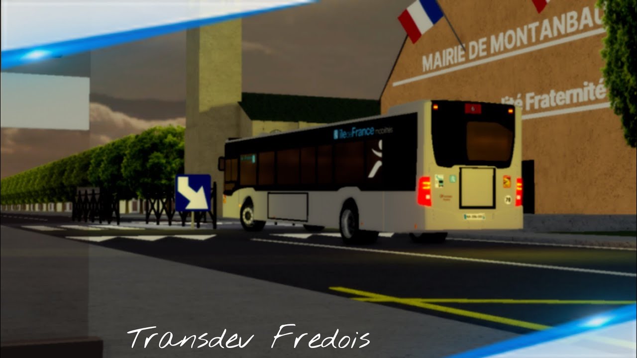 Ligne 6 | Transdev Fredois | Mercedes Citaro C2 | (Roblox) - YouTube