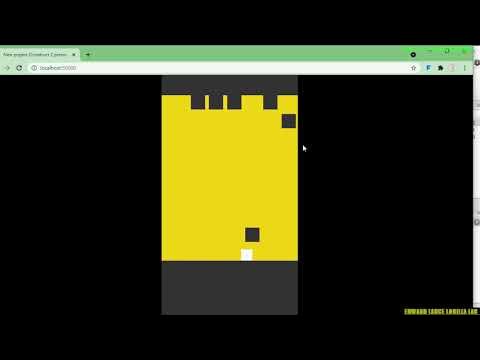 【Construct 2】adding falling spike logic Build a falling running away game - YouTube