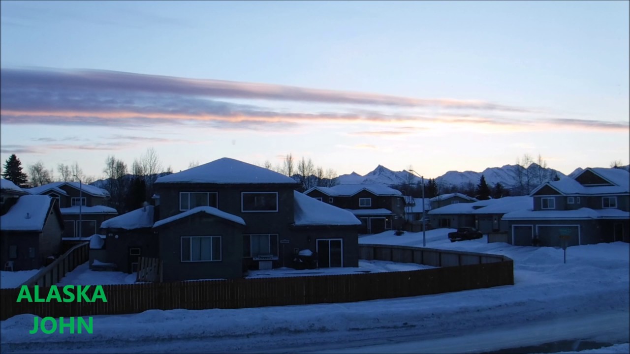 ALASKA STREET VIEW - Anchorage Morning - March 4th 2017 - YouTube