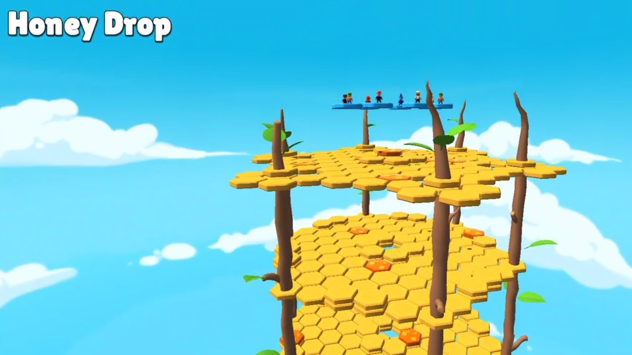 Stumble Guys Honey Drop | New Update 0.11 | Stumble Guys New Map - YouTube