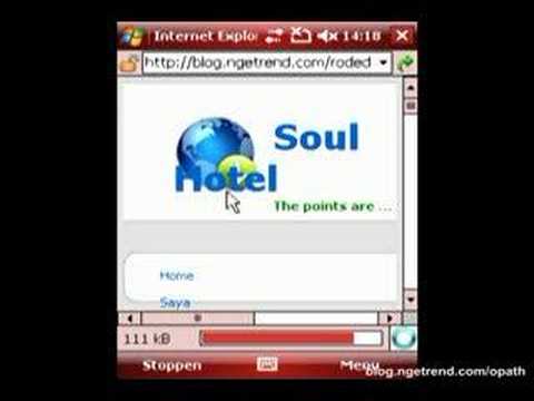 Internet Explorer Mobile - MDA Touch - YouTube