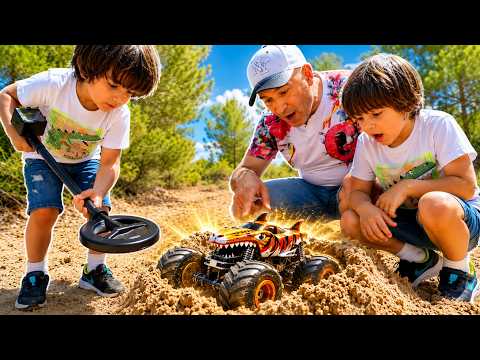 ¡Buscando con DETECTOR DE METALES y encontramos HOT WHEELS! 🔎🏎️
