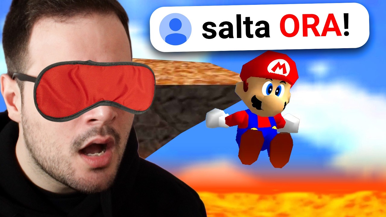 Super Mario 64 BENDATO ma la CHAT mi GUIDA - YouTube