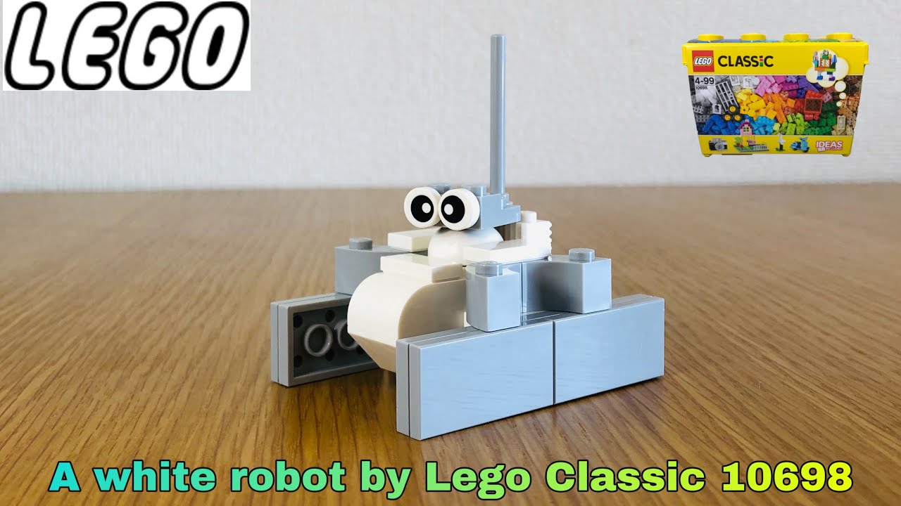 LEGO Classic 10698 assembly to white robot #92 - YouTube
