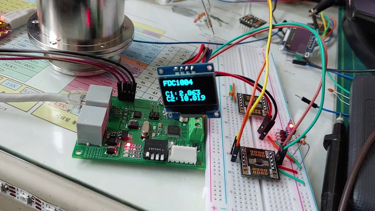FDC1004 Capacitance-to-Digital Converter - YouTube