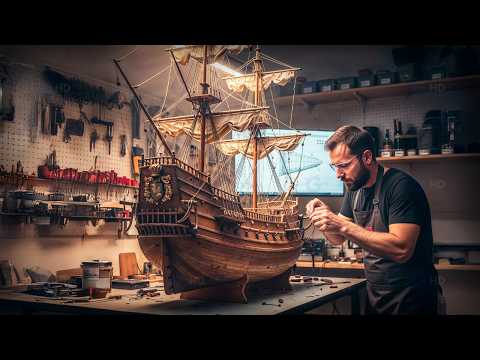 Мужчина потратил 1800 ЧАСОВ на создание УЛЬТРА-РЕАЛИСТИЧНОЙ модели корабля
