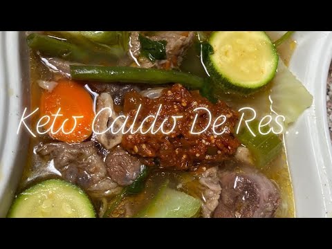 Best Keto Caldo De Res.... - YouTube