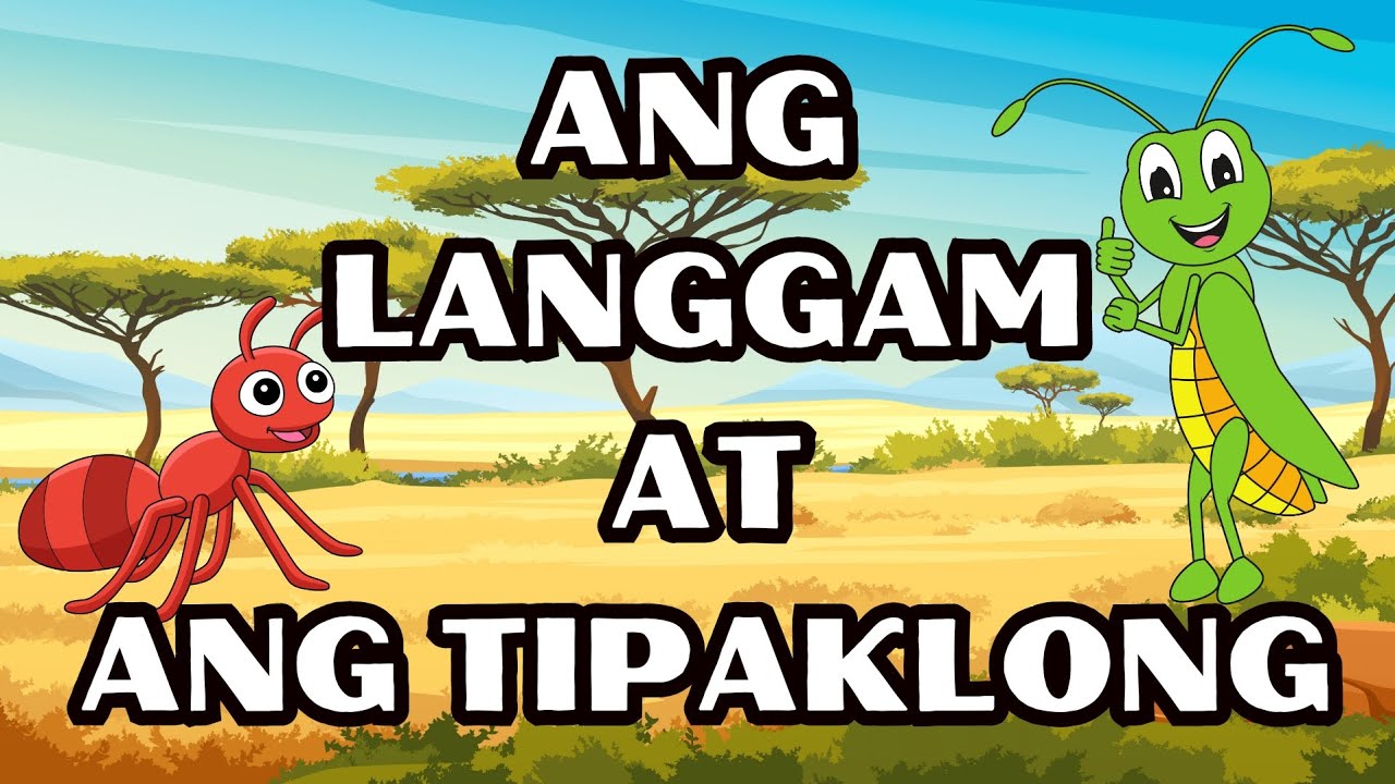 Ang langgam at ang tipaklong - kwentong pambata | mga pambatang kwento ...