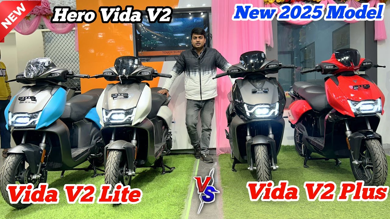 New Hero Vida V2 All Model Detailed Review 😱 || Vida V2 Lite vs Plus vs ...