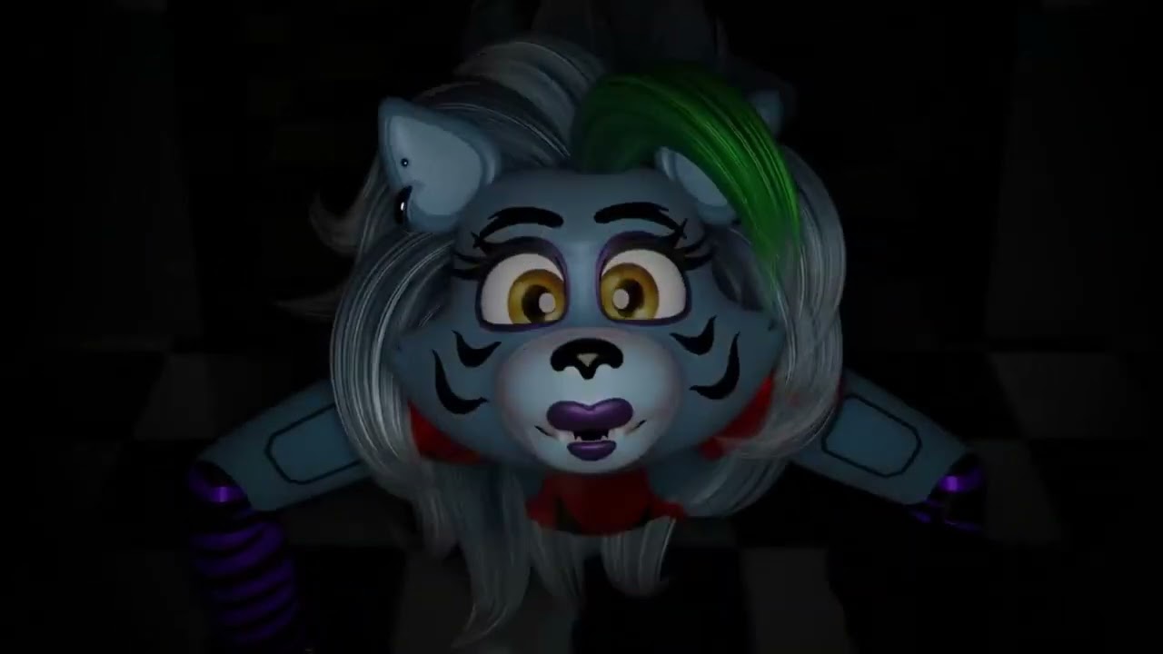 FNAF SECURITY BREACH Try Not To Laugh Roxy falls for you - YouTube