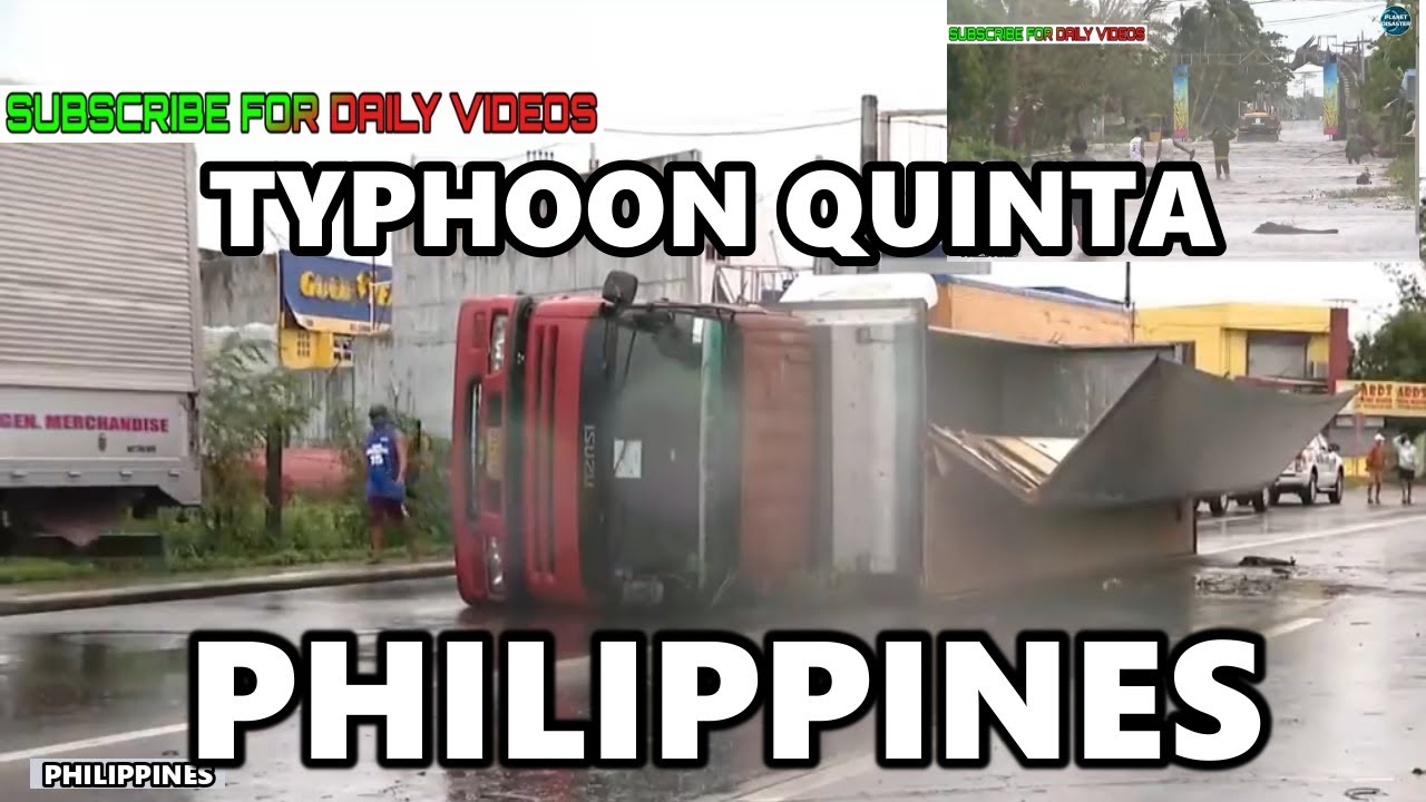 Bagyong quinta | Typhoon Quinta Philippines | video footage compilation ...