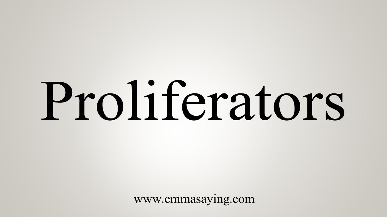 How To Say Proliferous - YouTube