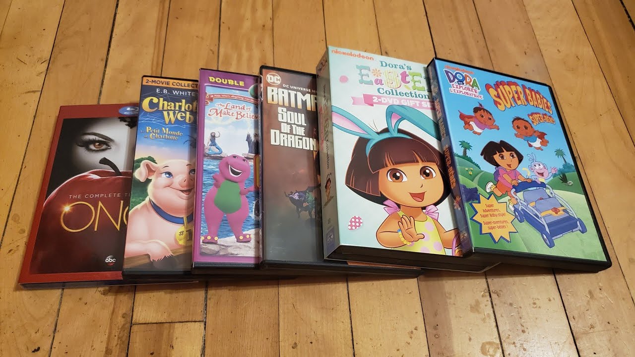 Media Collection Update #30: Dora the Explorer, Barney, Once Upon a ...