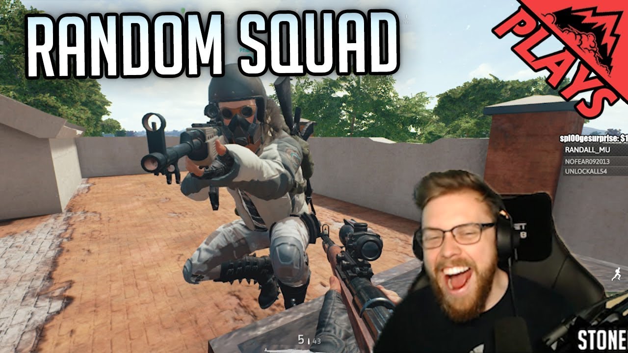 RANDOM SQUAD - PlayerUnknown's Battlegrounds Gameplay #121 (PUBG First ...