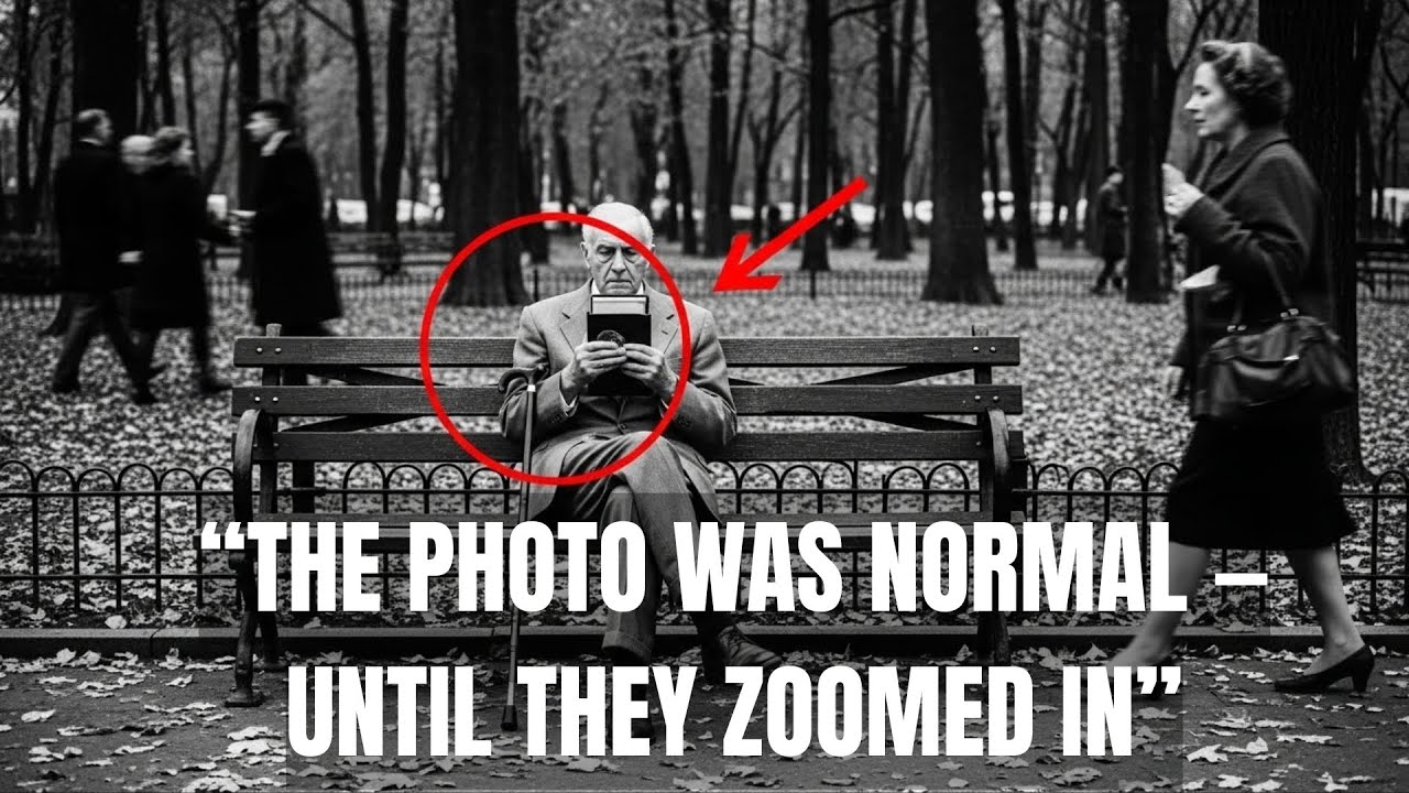 An Elderly Man Sat Quietly in a City Square 85 Years Later One Detail ...