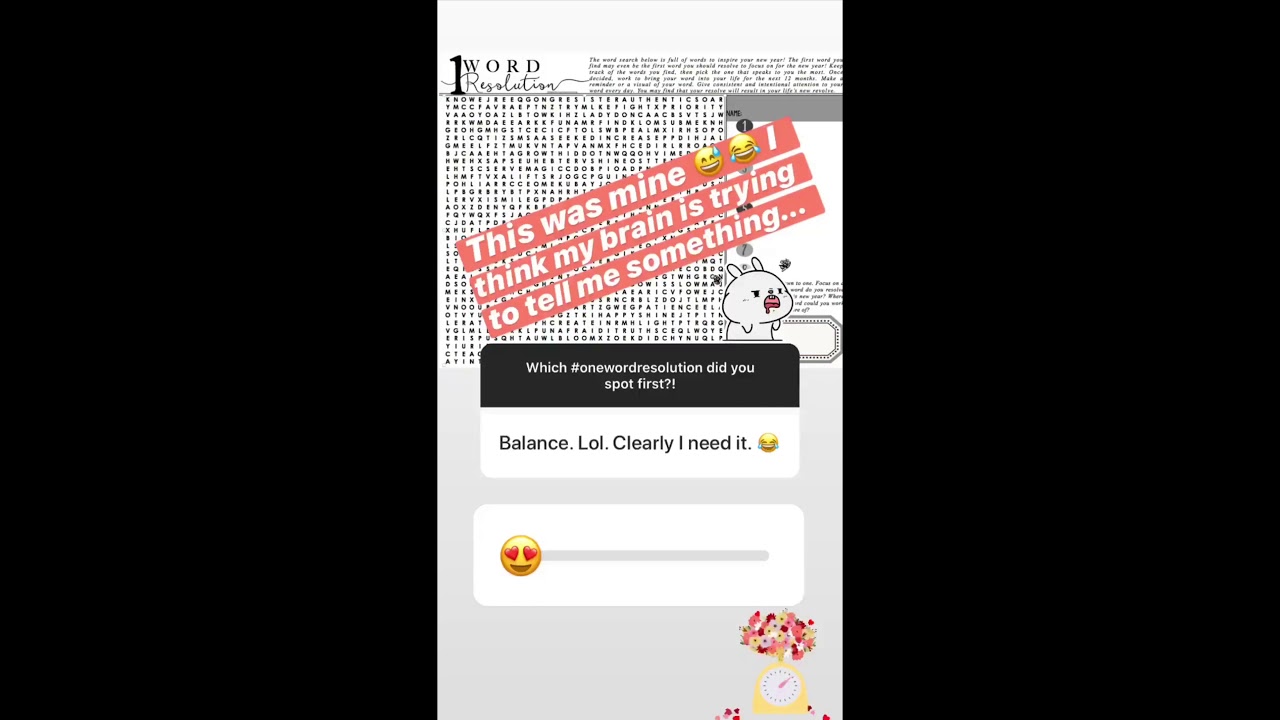 New Year One Word Resolution Video - YouTube