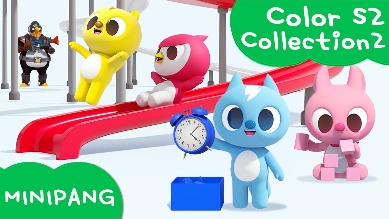 Learn colors with MINIPANG | Color S2 Collection2 | MINIPANG TV 3D Play ...