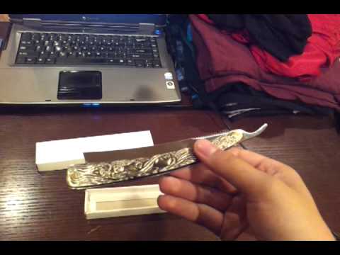 Sweeney Todd Straight Razor Replica Review - YouTube