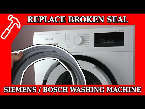 SIEMENS ÇAMAŞIR MAKİNASI SU KAYBETTİ - ÇAMAŞIR MAKİNESİ CONTASINI DEĞİŞTİRİN